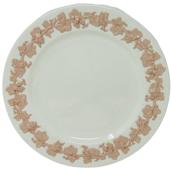 Wedgwood | Dining | Wedgwood Queensware Embossed Pink On Cream 9 4 ...